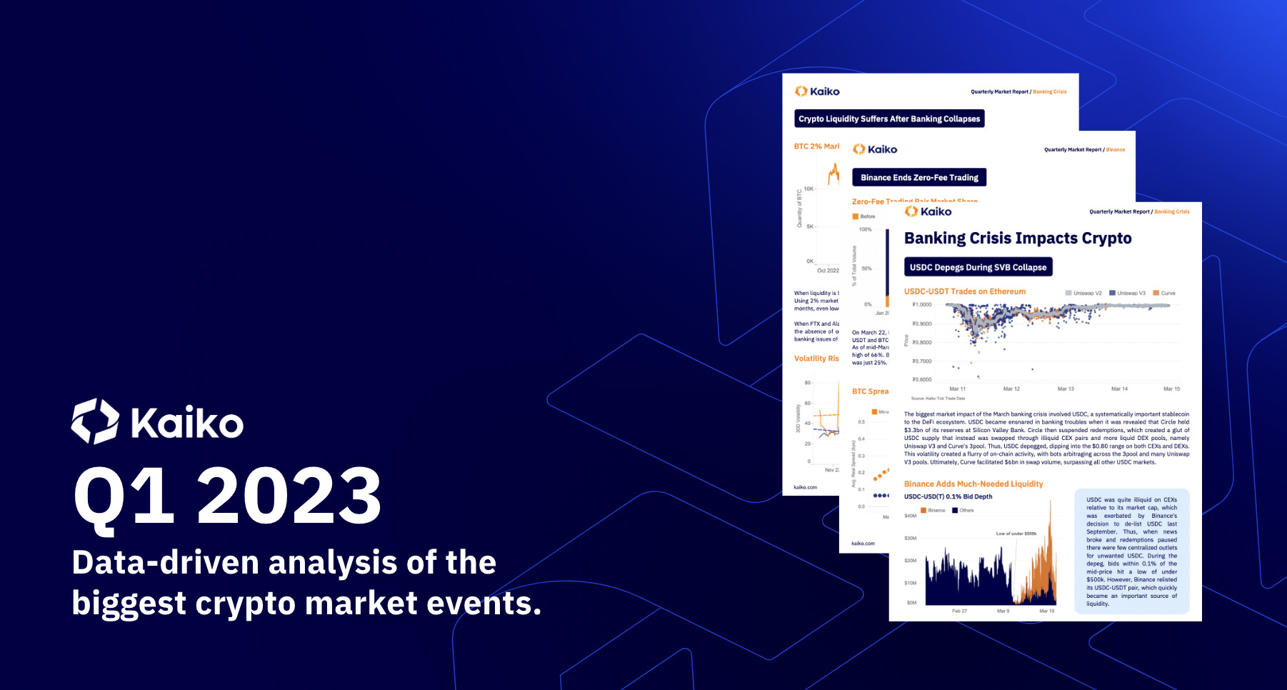 Quarterly Report: Q1 2023 - Kaiko - Research