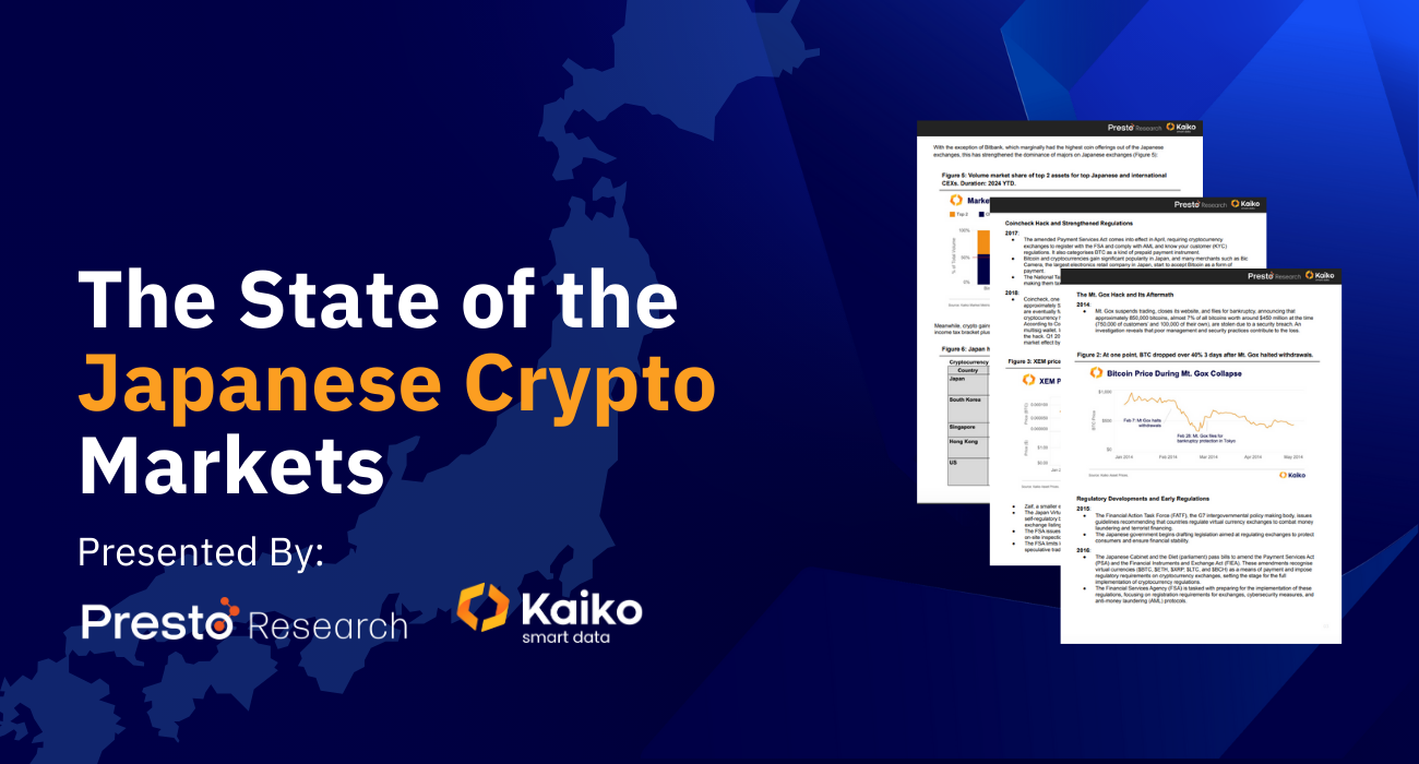 The State of the Japanese Crypto Market - Kaiko - Research